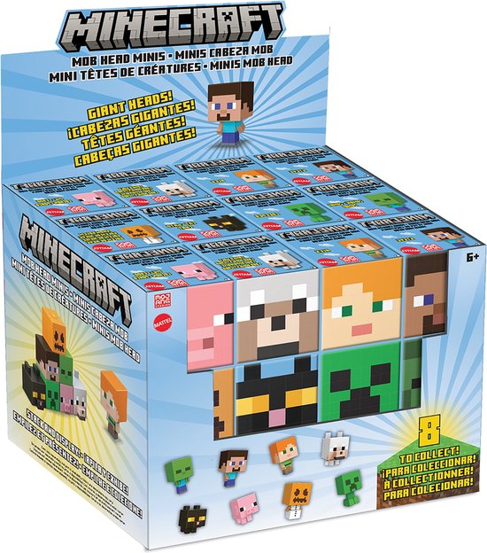 Minecraft - Mob Hoofd Mini's - Speelfiguur | bol