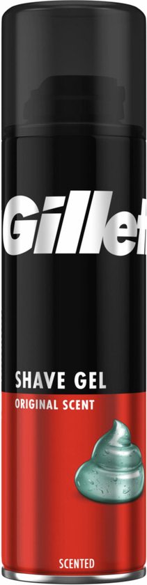6x Gillette Basic Regular Scheergel 200 ml | bol.com