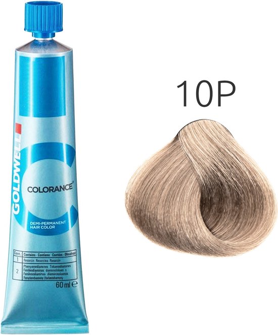 Goldwell - Colorance - Color Tube - 10-P Pastel Pearl Blonde - 60 ml | bol