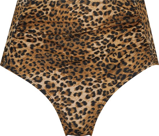 Hunkemöller Dames Badmode Hoog cheeky bikinibroekje Leopard - Bruin ...