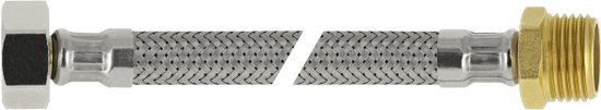 RVS flex. aansluitleiding 35cm 3/8bi. x 3/8bu. | bol.com