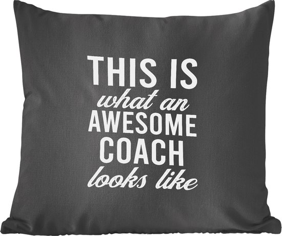 Sierkussens - Kussentjes Woonkamer - 60x60 cm - Quotes - This is what ...