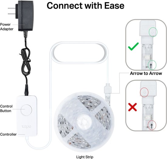 TP-Link Tapo L920-5 Led strip - WiFi - Multicolor - 5 meter | bol