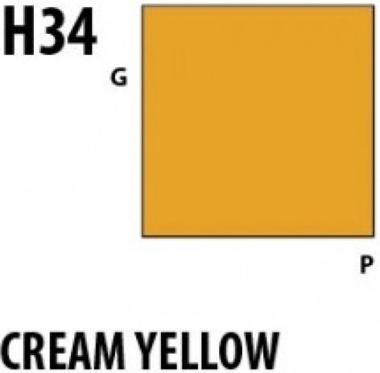 Mrhobby - Aqueous Hob. Col. 10 Ml Cream Yellow (Mrh-h-034 ...