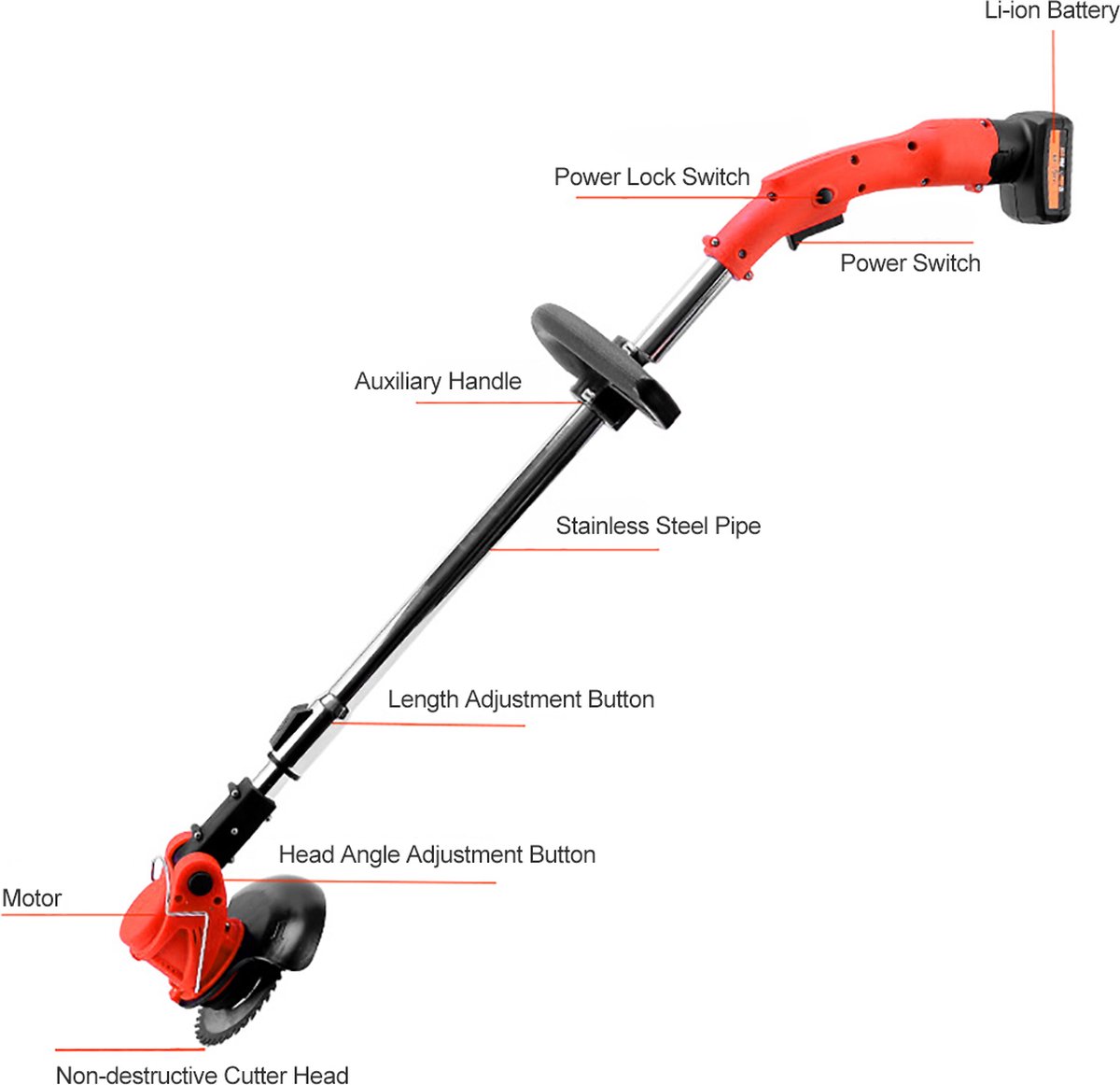 DrillPro Grastrimmer - Elektrisch Grastrimmers - Grasmachine ...