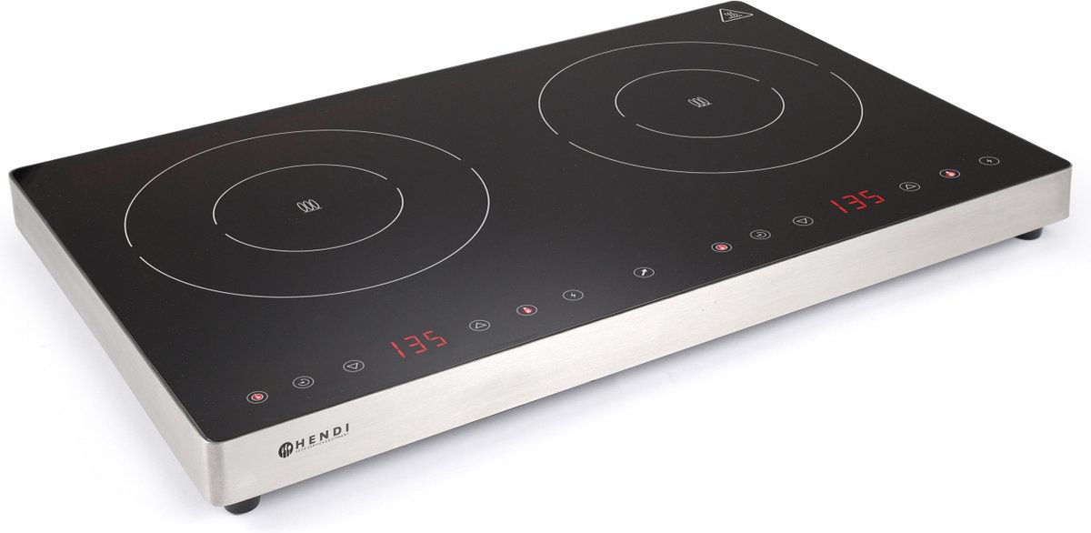 Hendi Inductie Kookplaat Vrijstaand - 2 Pits - Professionele ...