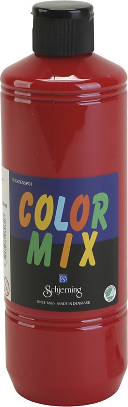 Greenspot Colormix Verf, primair rood, 500 ml/ 1 fles | bol