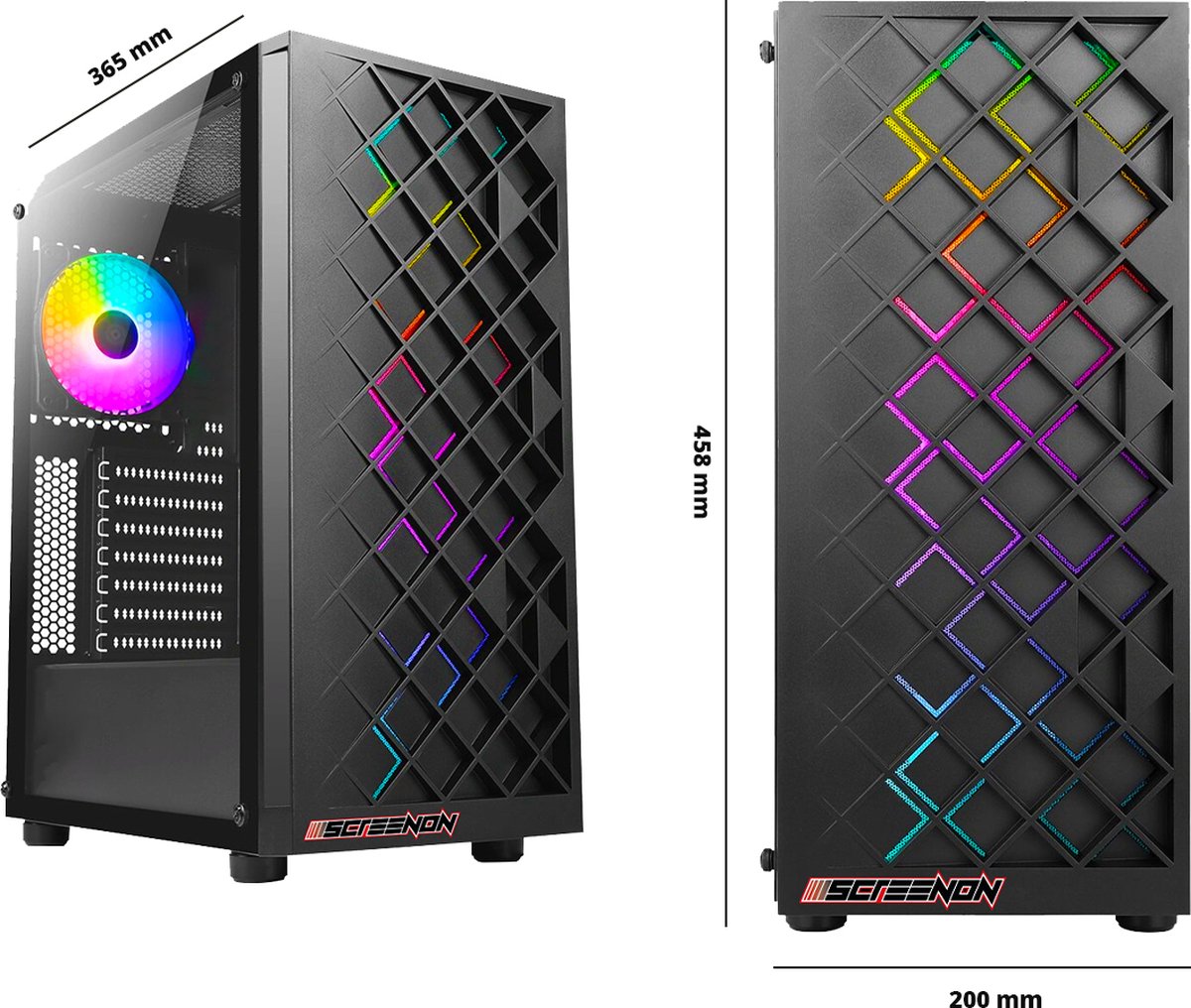 ScreenON - Game Computer / Gaming PC - Ryzen 5 - 1TB M.2 SSD - 16GB RAM ...