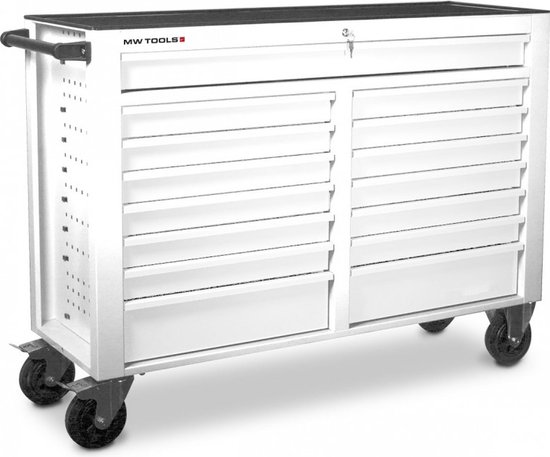 Gereedschapswagen breed 15 laden - wit MW Tools GW115W | bol
