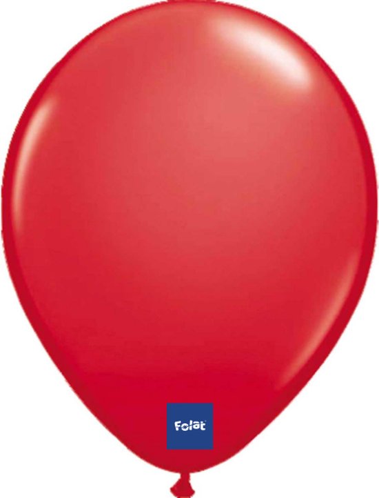 Folat - Folatex ballonnen Metallic Rood 30 cm 10 stuks | bol