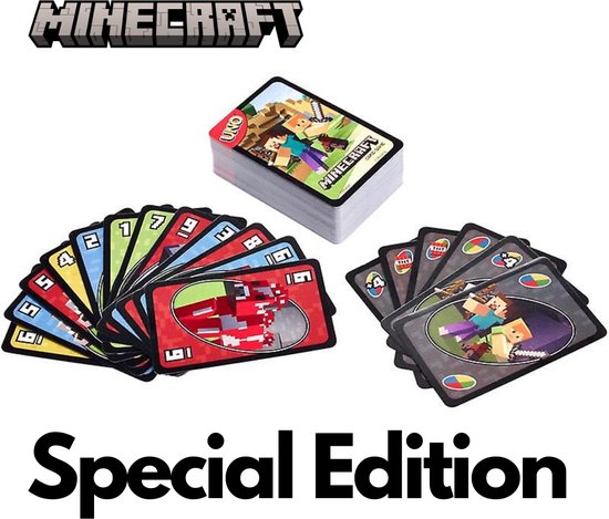 UNO Minecraft | Special Edition | Minecraft Series | Uno Kaartspel ...