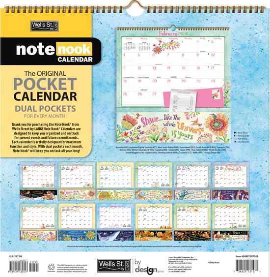 Simple Inspirations Pocket Note Nook Kalender 2024 | bol