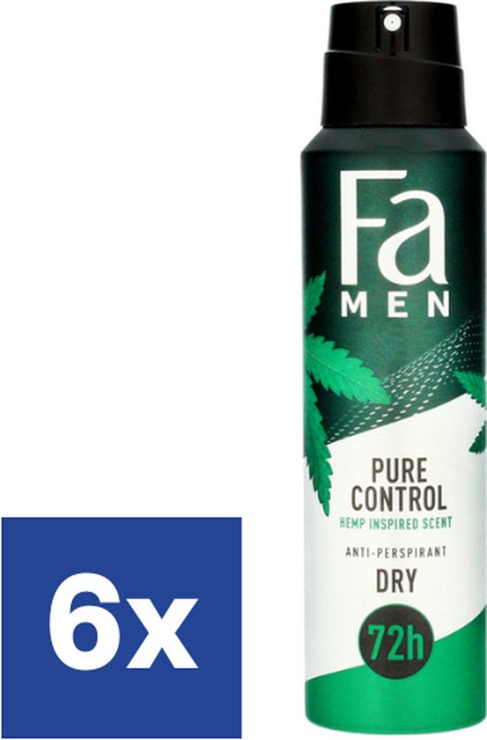 Fa Men Pure Control Hemp Deo Spray - 6 x 150 ml | bol