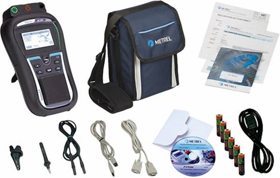 Metrel MI 3309 BT VDE-tester Kalibratie (ISO) VDE-norm 0701-0702, 0404 ...
