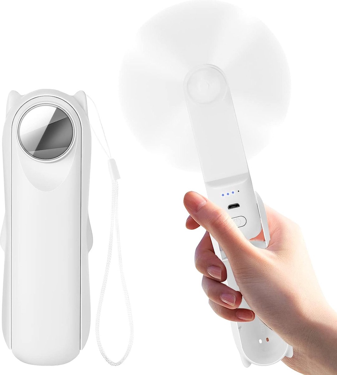 Merdoo Mini-Handventilator - Draagbare Mini-Ventilator - Kleine ...