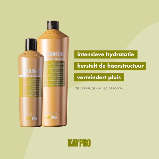 KayPro Argan Oil Shampoo 350 ml – Professionele Haarverzorging ...