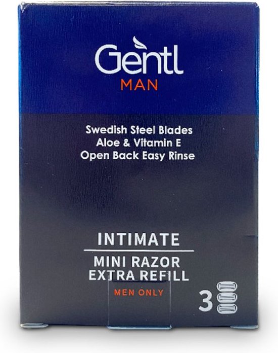 Gentl - Gentle Man Mini Razor Extra Refill | bol