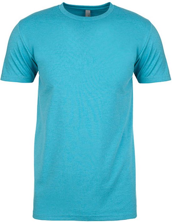 Men´s CVC T-Shirt met ronde hals Bondi Blue - S | bol