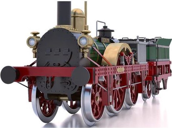 OcCre Locomotief Adler - Houten modelbouw schaal 1:24 - Modelspoorbaan ...