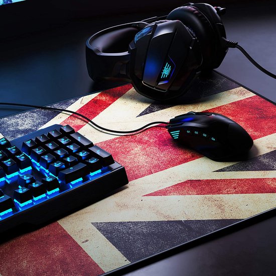 XXL Speed Gaming Muismat Titanwolf, 900 x 400 mm, XXL Muismat, groot ...