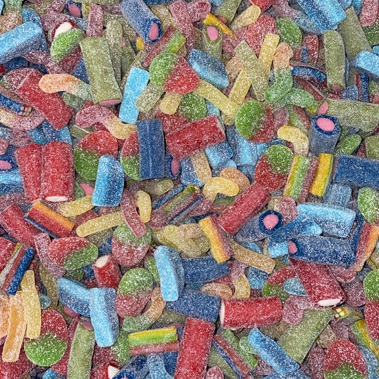 Extra zure snoep mix - 500 Gram - Sour - Zuur - Snoep - Snoepgoed ...