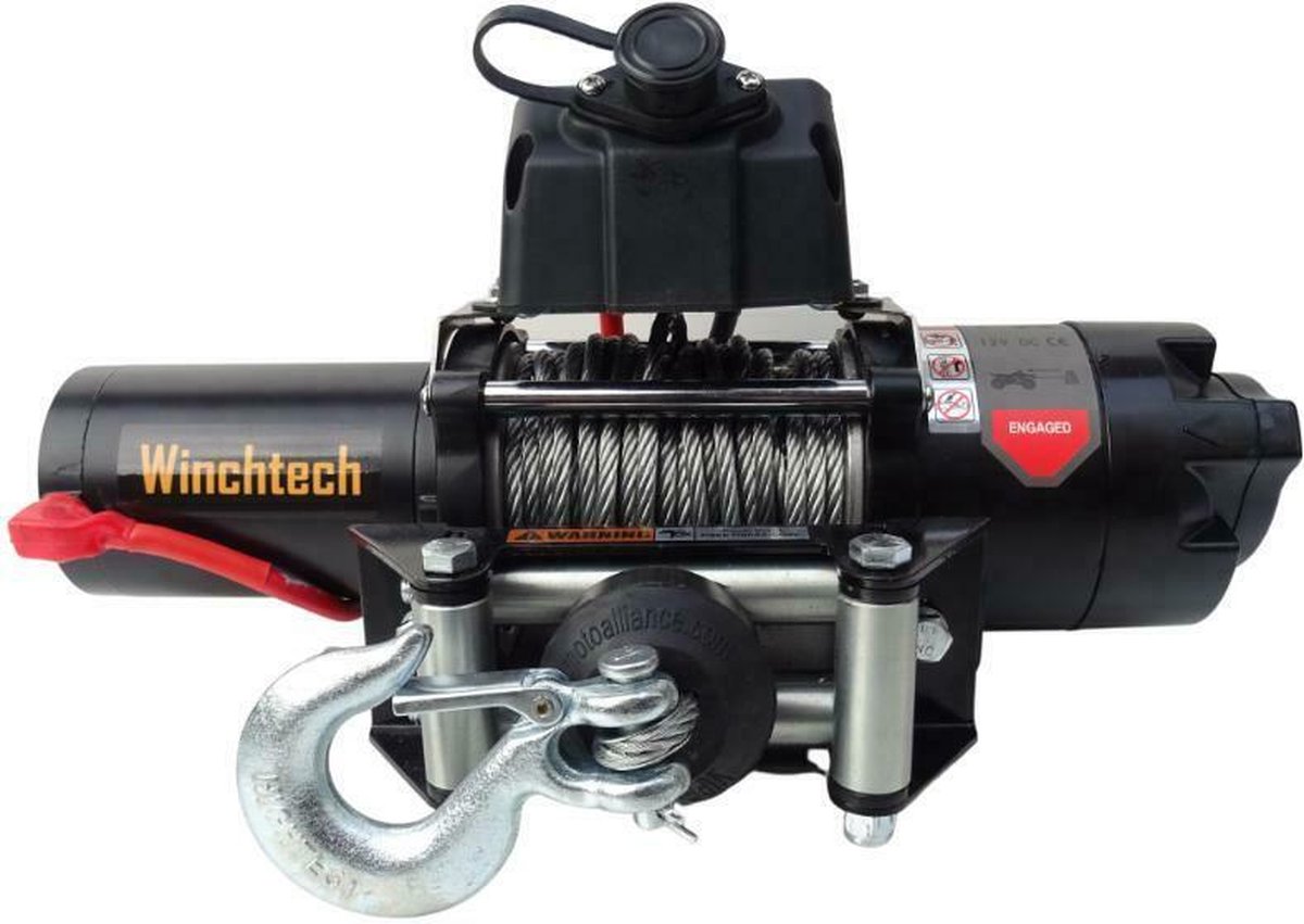 Winchtech 2700KG Bootlier of Quad lier - Elektrische lier 12V - Winch ...