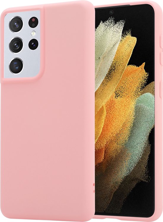 Silicone hoesje geschikt voor Samsung - roze | bol