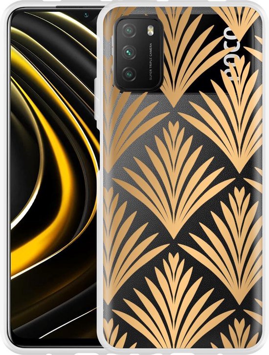 Xiaomi Poco M3 Hoesje Art Deco Gold | bol.com
