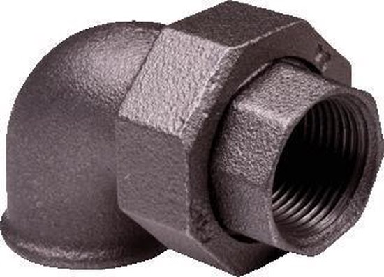 Nefit Industrial draadfitting met 2 aansluiting zw 98, gietijzer ...