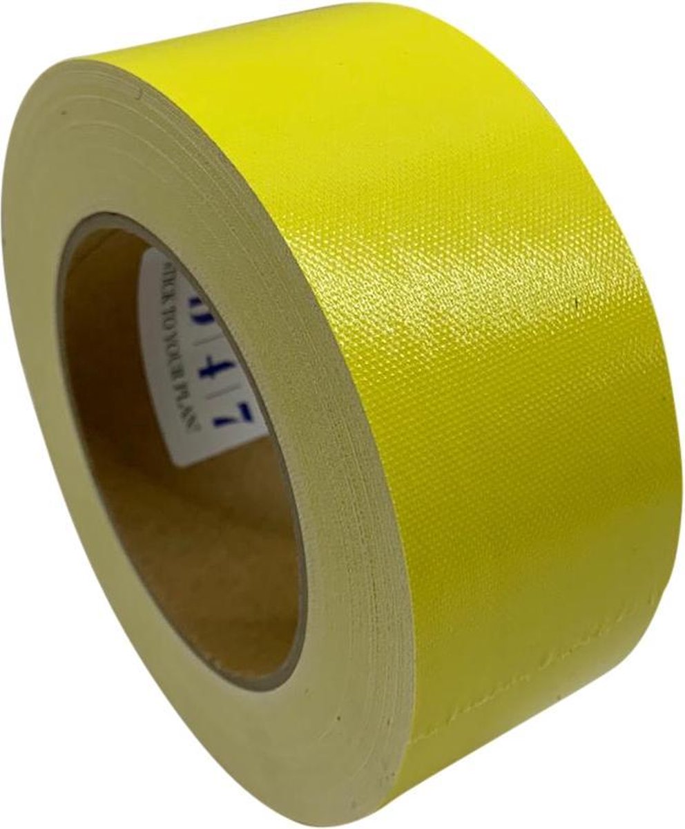 TD47 Gaffa Tape 50 mm x 25 m Jaune | bol.com