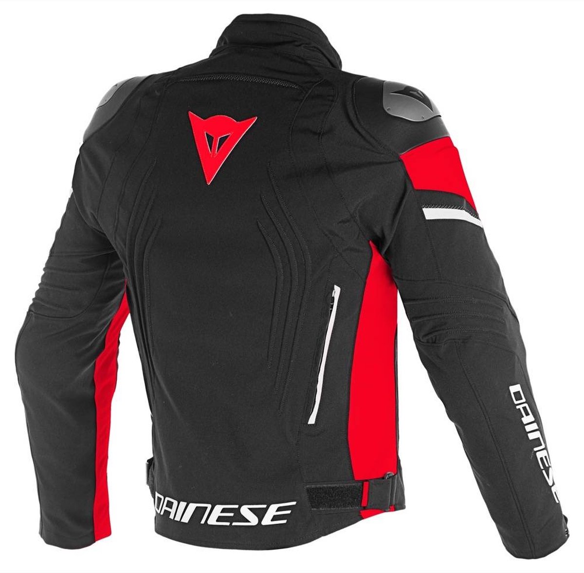 Dainese Racing 3 D-Dry Black Black Red Textile Motorcycle Jacket 48 ...