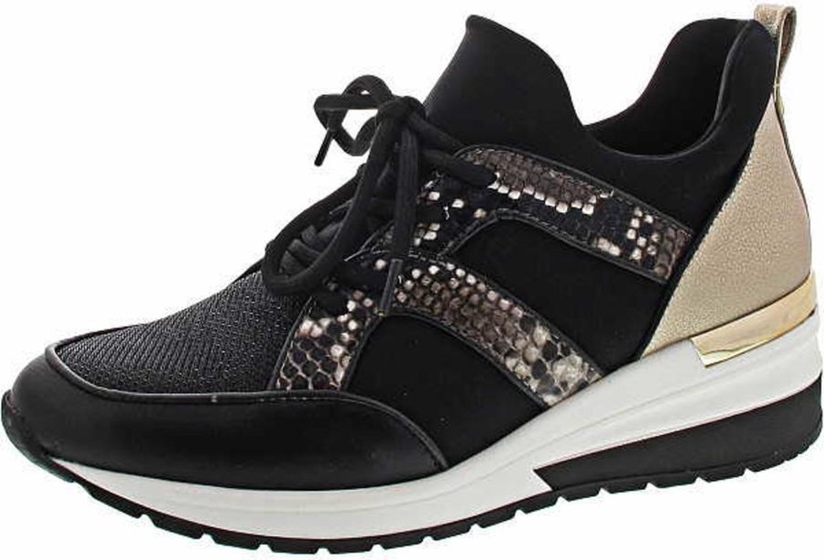 La Strada Sneaker Dames Zwart | bol.com
