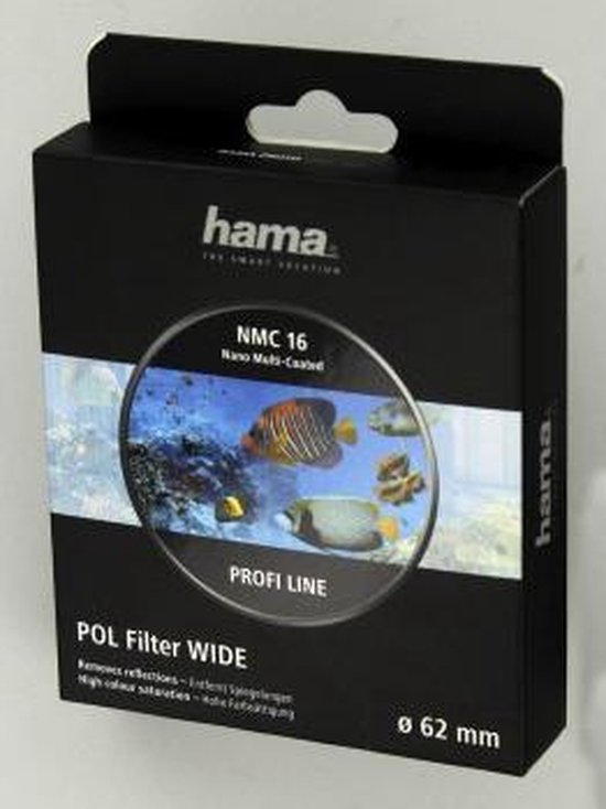 Hama "Profi Line" Polar Filter, Cir., 62 mm width, Nano, Multi-coated ...