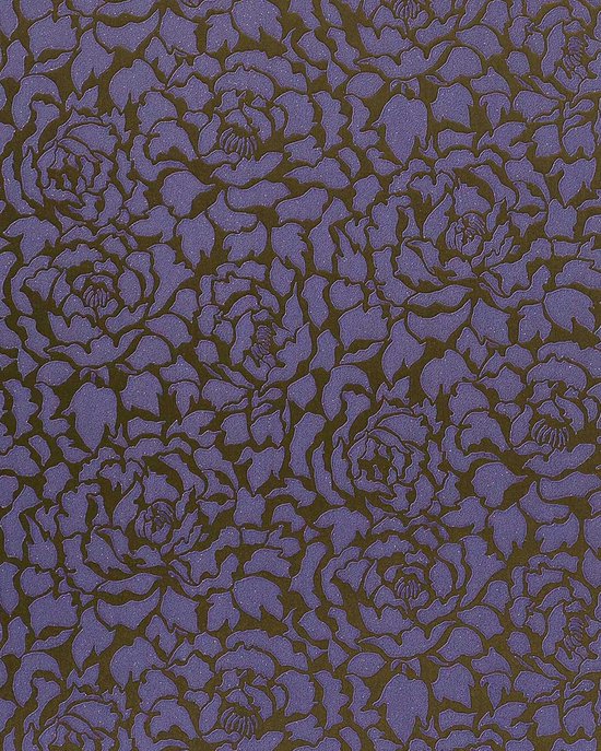 Paars behang EDEM 830-29 neo behang vinyl behang donker-lila paars ...