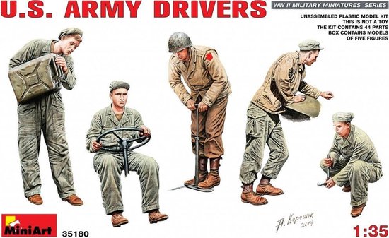 Miniart - U.s. Army Drivers (Min35180) - modelbouwsets ...