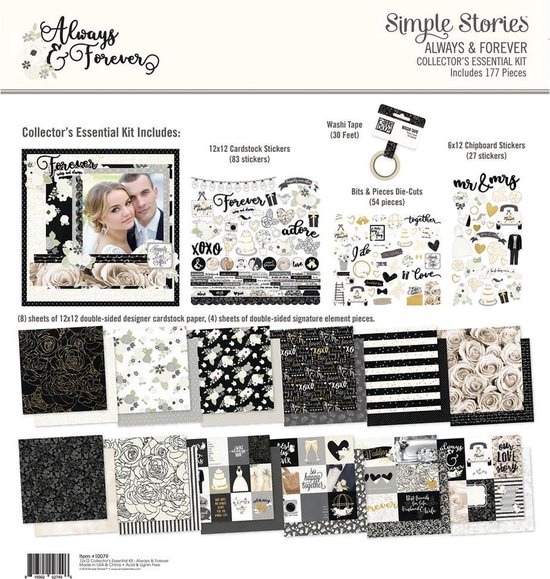 Simple Stories: Always & Forever Simple Collector's Essential Kit (10079) | bol