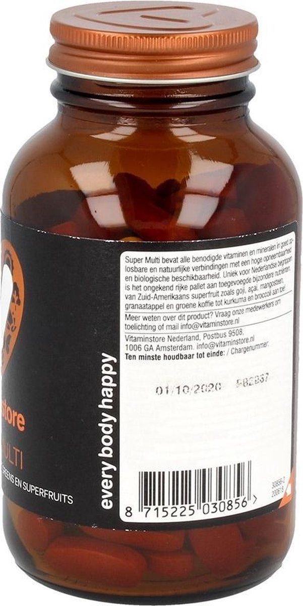 Vitaminstore - Super Multi (multivitamine) - 120 tabletten | bol.com