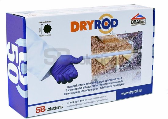 DRYROD sticks tegen optrekkend vocht - Box 50 stuks | bol DRYROD sticks tegen optrekkend vocht - Box 50 stuks | bol