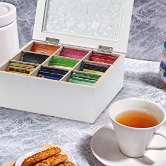 Gratyfied - Theedoos 12 Vaks - Theedoos Zwart | bol