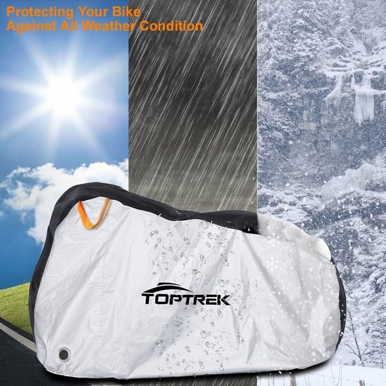 Fietsenhoes Waterdicht 210T Oxford Stof Fietsgarage Dekzeil Waterdicht ...