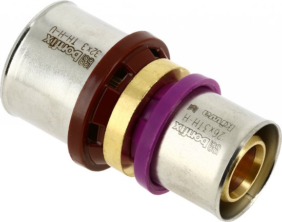 Bonfix Perskoppeling - 2x Alu-pers - Rechte verloopkoppeling - 32 x ...