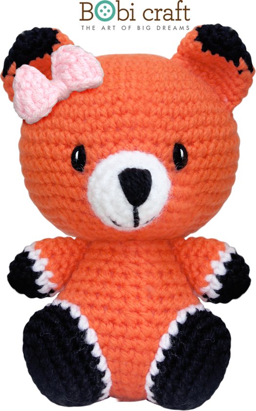 Bobi craft Mini Foxxie - Knuffel vos 16cm | bol