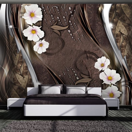 Fotobehangkoning - Behang - Vliesbehang - Fotobehang Luxe Bloemen ...