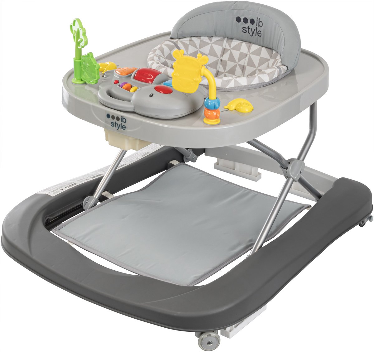 ib style® Loopstoel Babywalker - Baby Loopwagen - Looptrainer - 2-in-1 ...