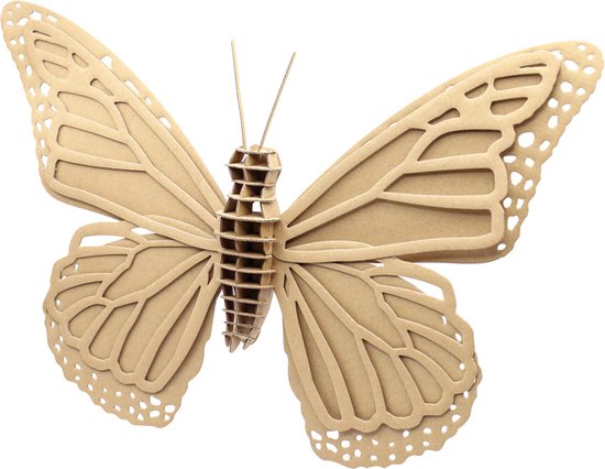 3D Model Karton Puzzel - Vlinder Groot - DIY Hobby Knutsellen - 59 ...