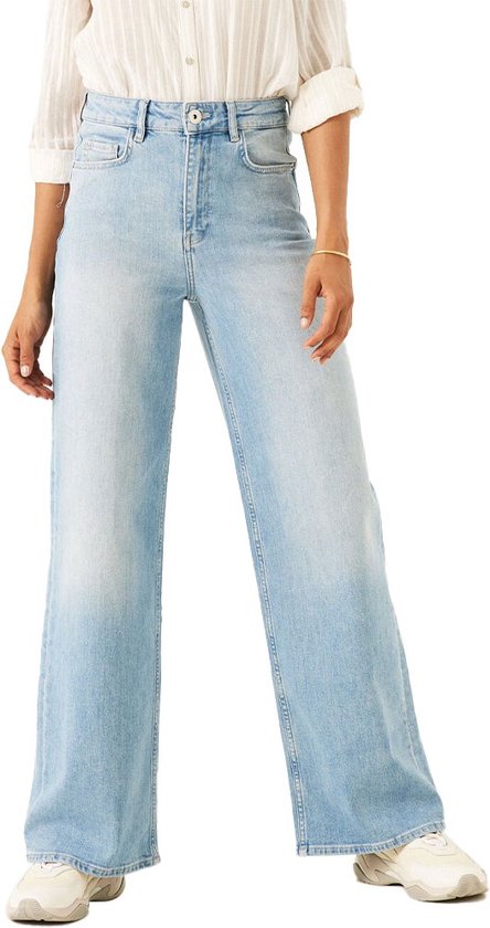 GARCIA Raina Dames Wide Fit Jeans Blauw - Maat W26 X L32 | bol