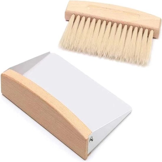Table Broom and Dustpan Set, Portable Hand Brush and Shovel, Mini ...