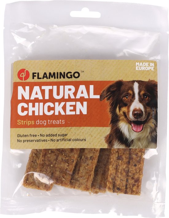 Flamingo Nature - Snack Honden - Nature Snack Kip Strips 100g - 1st ...