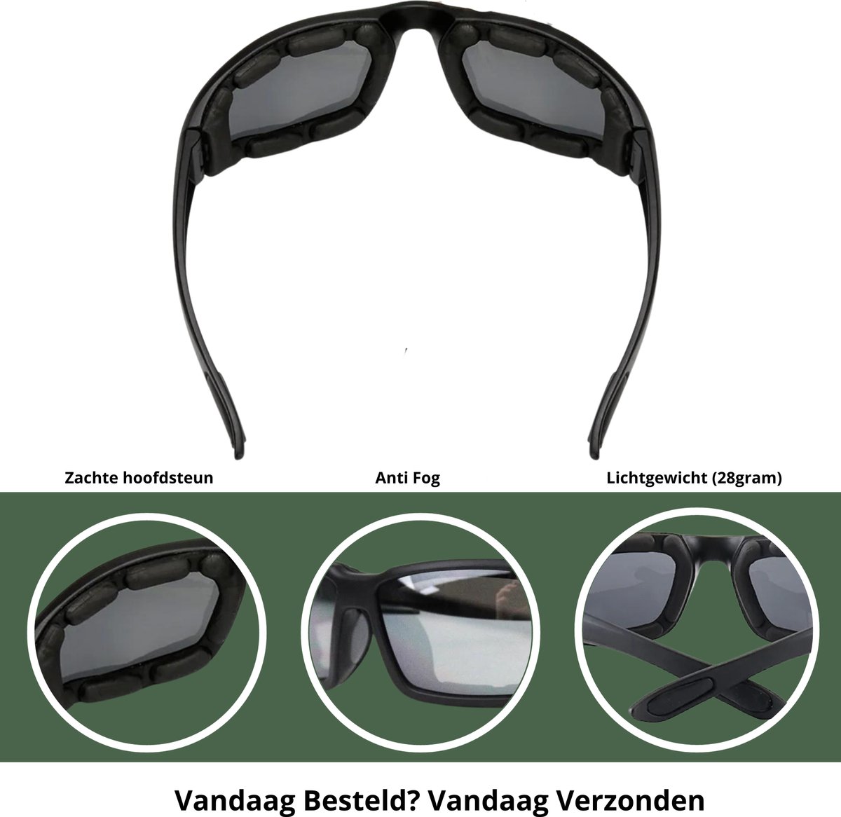Redbike Milwaukee Motorbril - Donker Glas | Motorbril Heren - Motorhelm ...