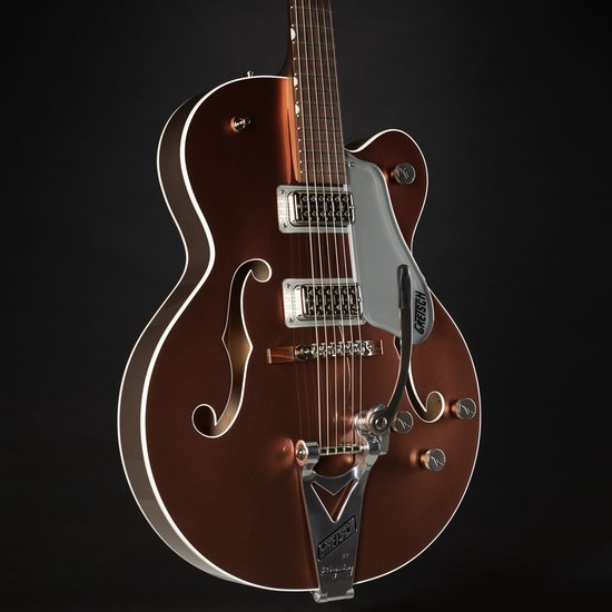 Gretsch G6118T Players Edition Anniversary Hollow Body Bigsby Two-Tone ...